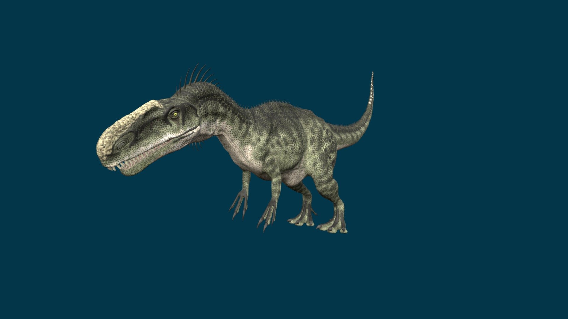 Monolophosaurus - Download Free 3D model by kenchoo [26f3ea8] - Sketchfab