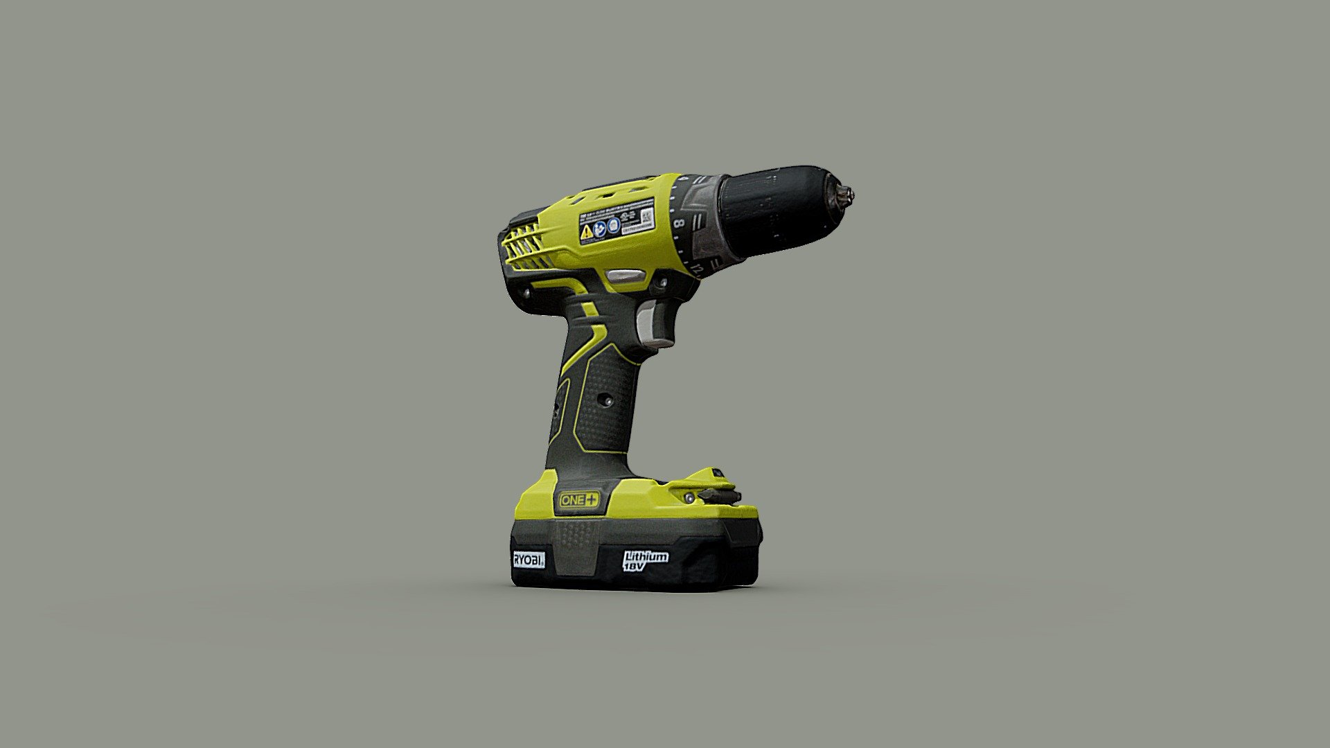 Ryobi Drill - Download Free 3D model by artINC [26f489b] - Sketchfab