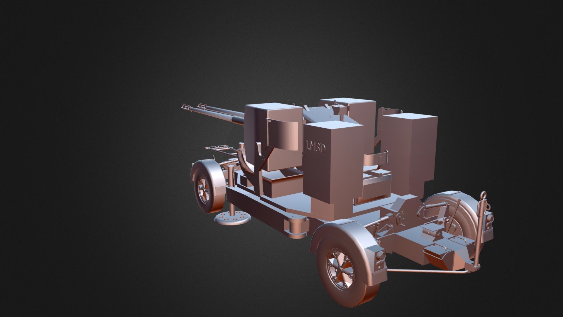 Oerlikon Gdf-006 35mm - Download Free 3D model by LM3D (@lm9241221 ...