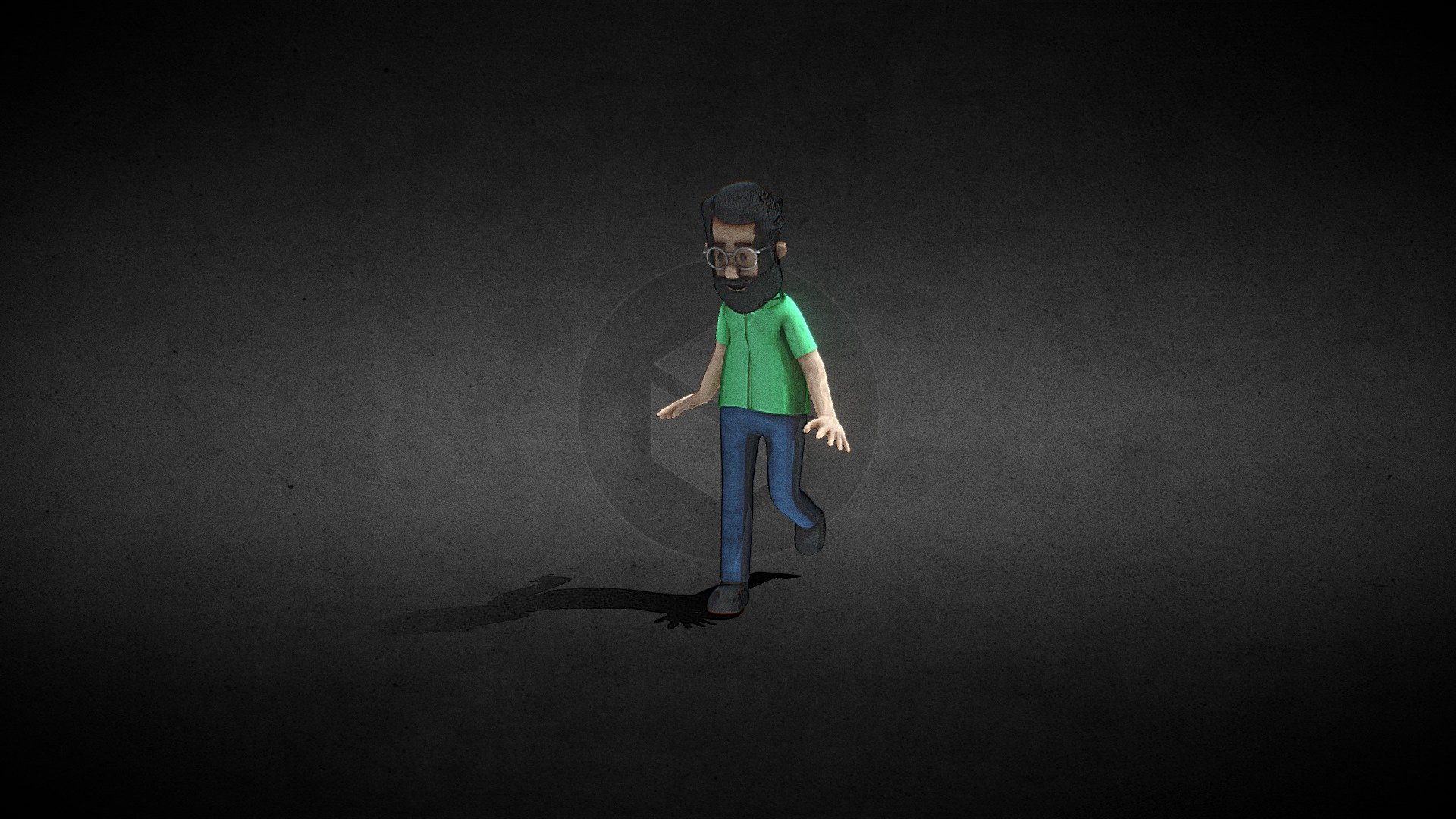 Cartoon man animated - 3D model by MAXDESIGN-3D (@MAXDESIGN) [26f6fea ...