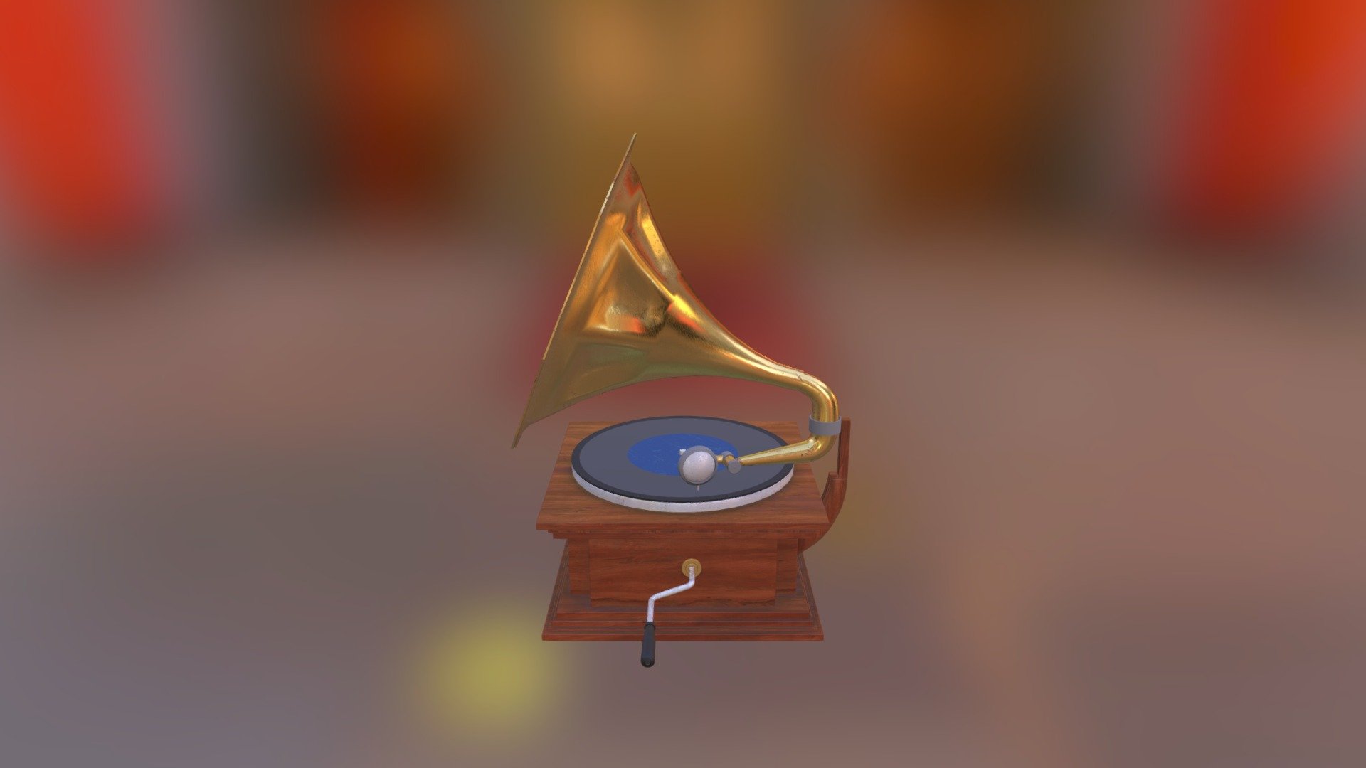 Phonograph - Download Free 3D model by pikabobalex [26f7a22] - Sketchfab