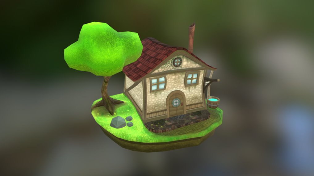 WonkyHouse - 3D model by Stewart MacLean (@stewartstm) [26faabb ...