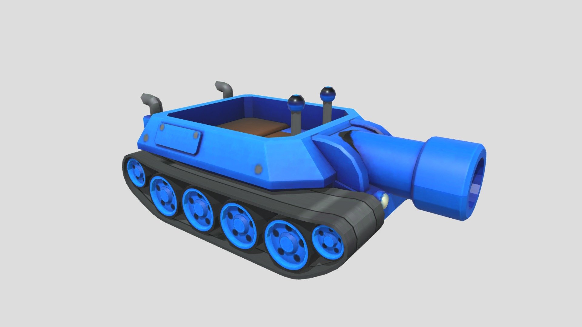 Player 1 (P1) Tank - Mario Party 10 - Download Free 3D model by ...