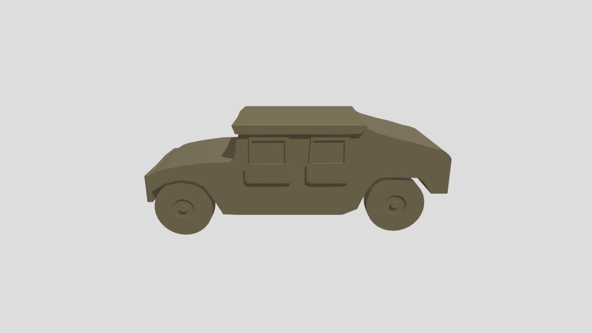 Humvee Improvedblend - 3D model by samiopl [26fd3f2] - Sketchfab