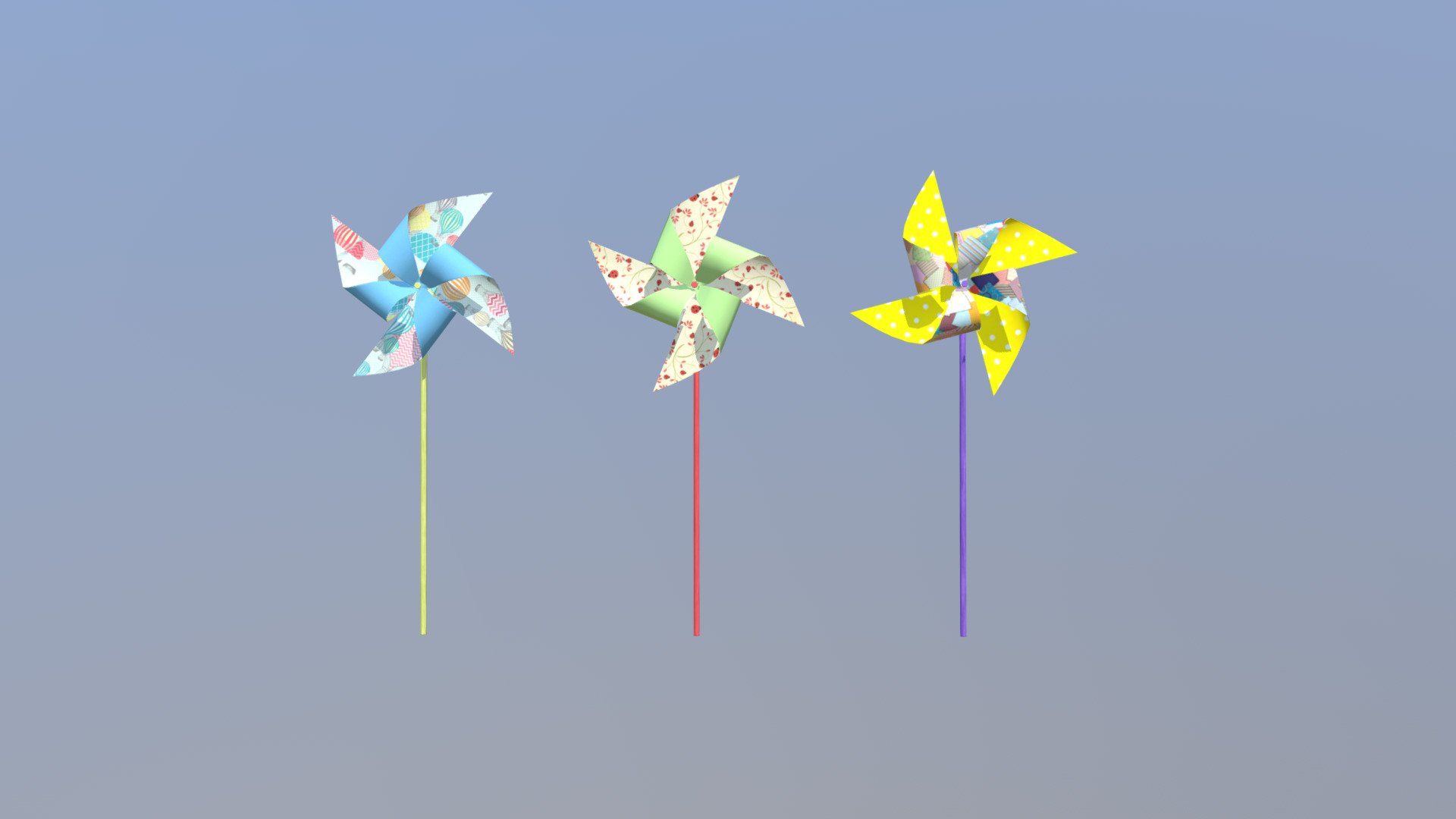 pinwheel - 3D model by Tania Mattero (@tozota) [26fdafd] - Sketchfab