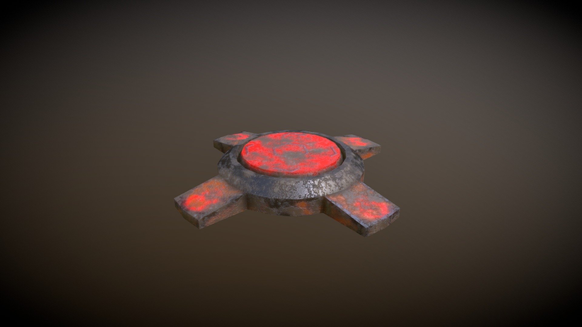 Land Mine - 3D model by teeege [26fec02] - Sketchfab