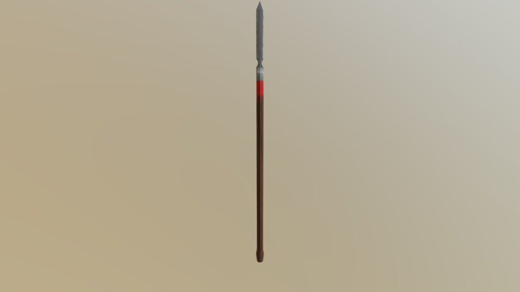 Short Metal Spear - 3D model by merithes [26ff249] - Sketchfab
