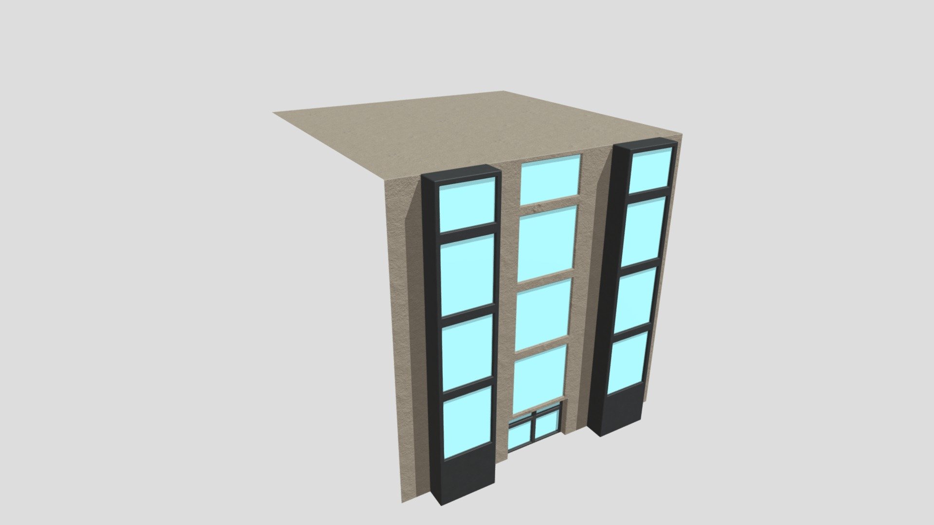 One Sided Apartment Buildings - 3D model by James H (@TheGibbonGamer ...