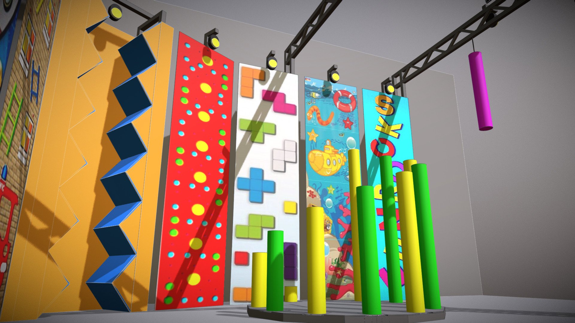 Визуализация комплекса Fun Rocks - 3D model by Skalodrom.Ru [270020b ...