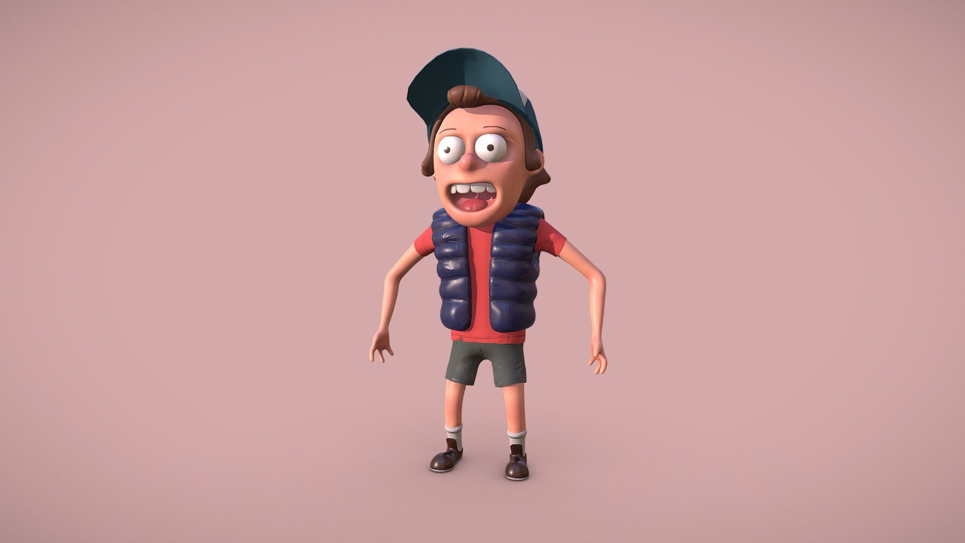 Dipper from Gravity Falls - 3D model by zoe.montes [27037c6] - Sketchfab