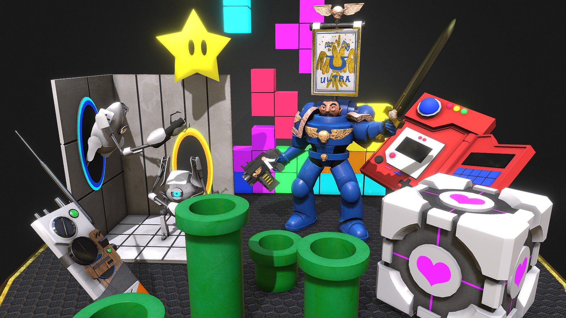 Employability In The Games Industry - 3D model by Jonny Shields ...
