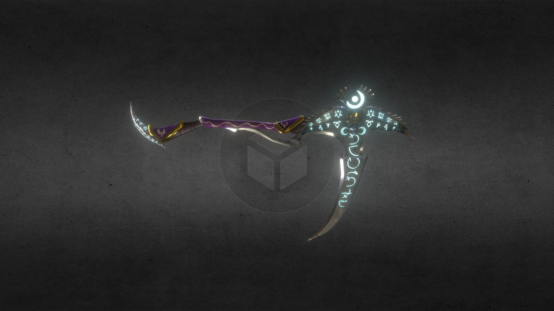 Magic Scythe - 3D model by Francisco Alvarez Mendez (@FranciscoAlvarez ...