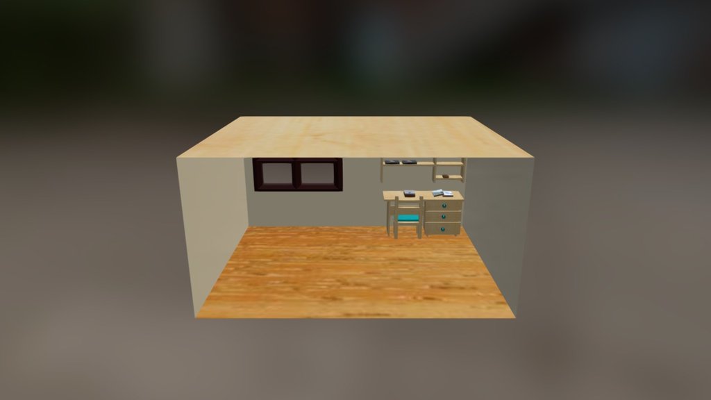 Room [Low Poly Design] - 3D model by Spinnhelle (@sparks-and-glasses ...
