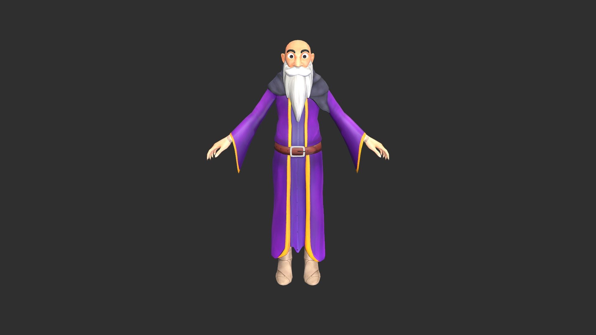 Wizard - Buy Royalty Free 3D model by Spuke Animation (@spukeanimation ...