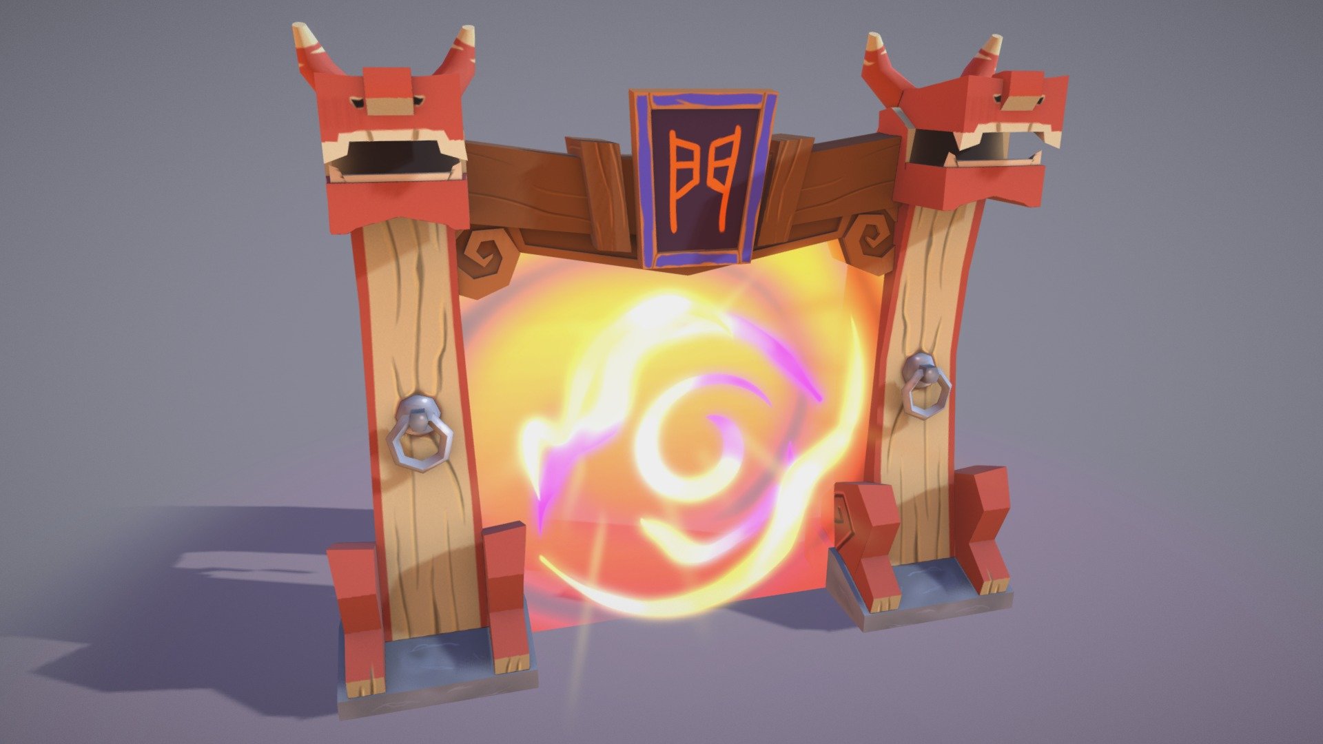 Dragon Portal - 3D model by Daniel Pełka (@dnplk) [270aba6] - Sketchfab