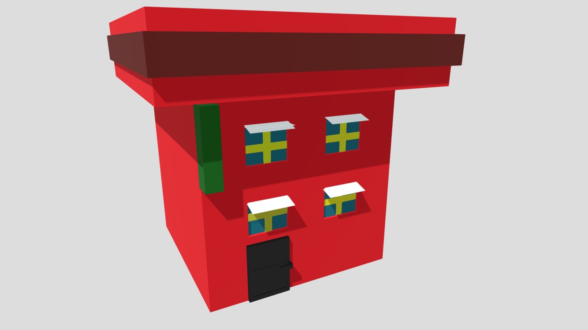 Low Poly Mini Hotel - Download Free 3D model by 7madex [270b421 ...
