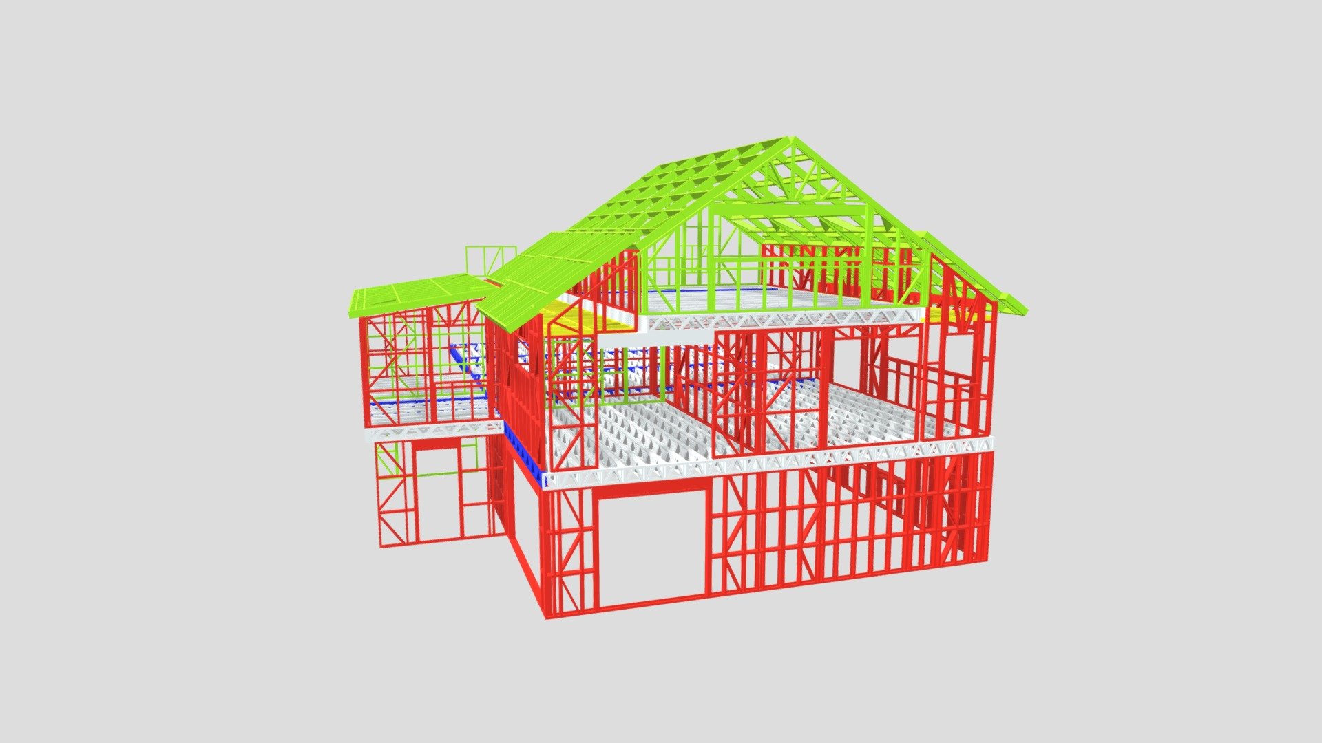 231206-2-DG: 56 Te Rongo Road - 3D model by Steel Frame Solutions ...