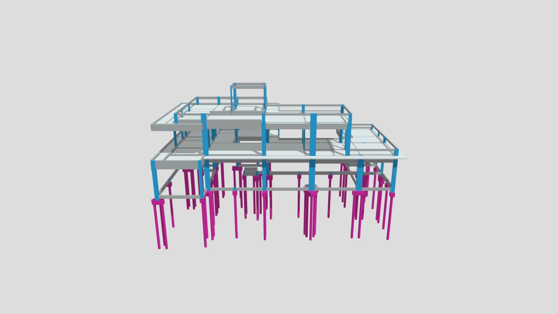 3D - ESTRUTURA - MARCOS - 3D model by J.A.C. Engenharia (@cassanelli ...