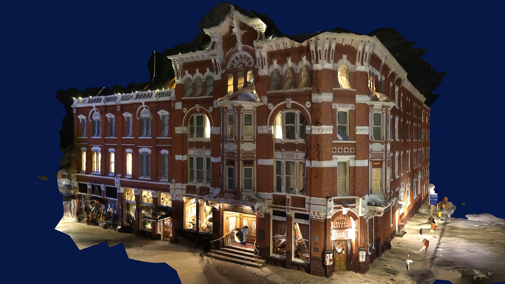 Strater Hotel Draft - 3D model by John Toeppen (@toeppen) [270d2d4 ...