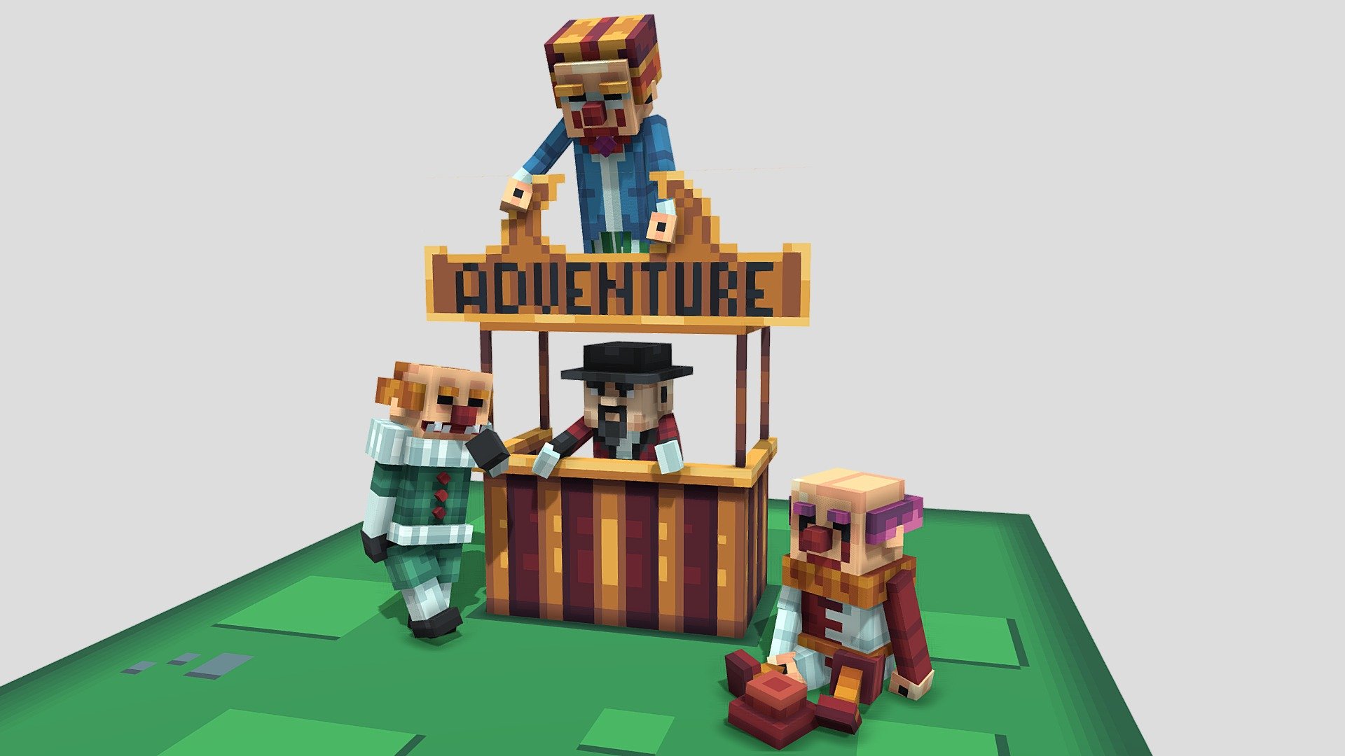 Hi-hi-ha-ha - 3D model by Queue (@blockbenchqueue) [270dab9] - Sketchfab