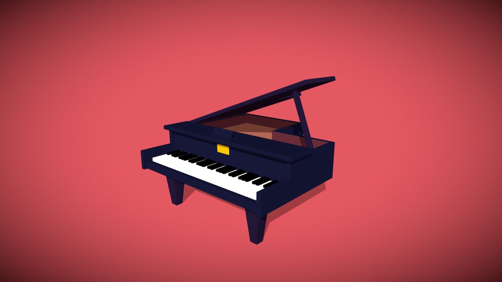 Simple Stylized Piano - Download Free 3D model by PIXELOKAY [270db66 ...