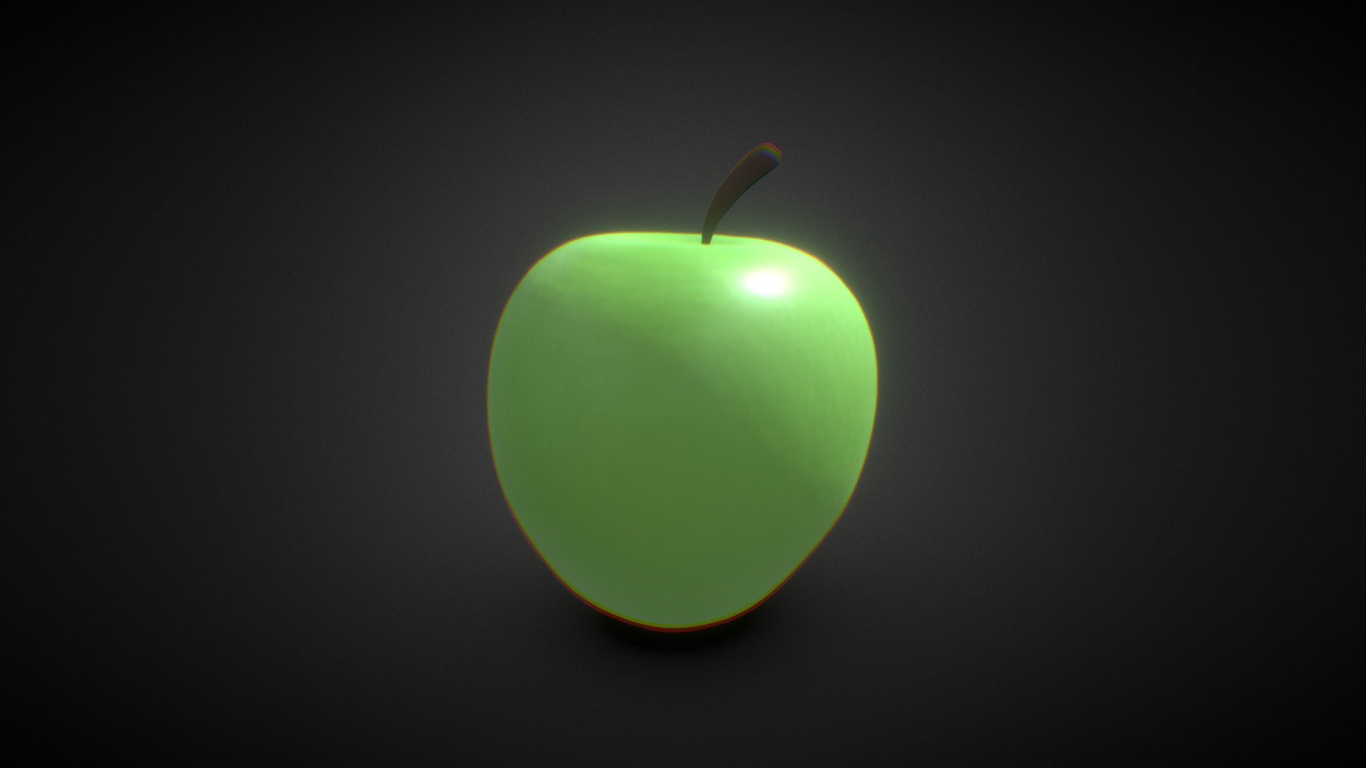 Apple - Download Free 3D model by RENDERIA (@renderia1) [270f545 ...