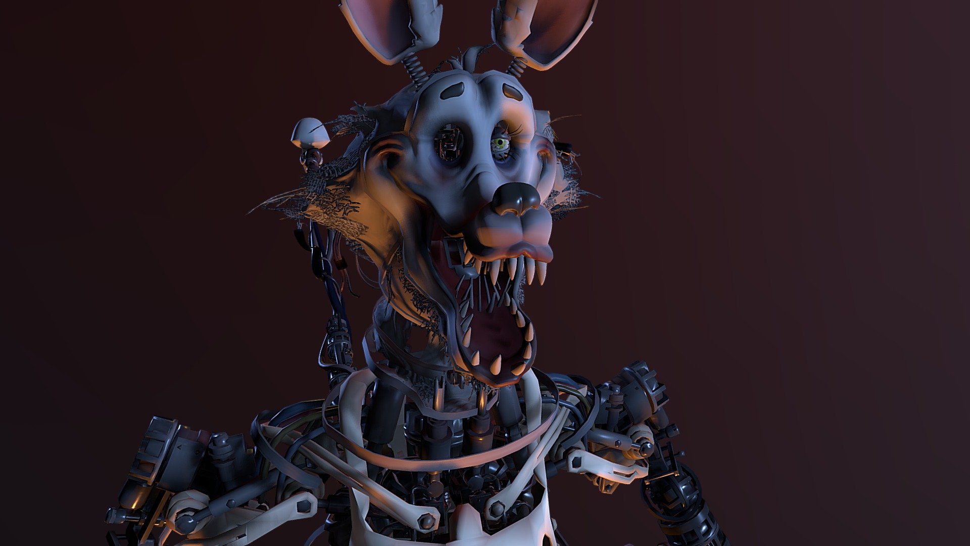 Fnaf Jrs The Mangle - Download Free 3D model by skylajade69 [270f9f8 ...