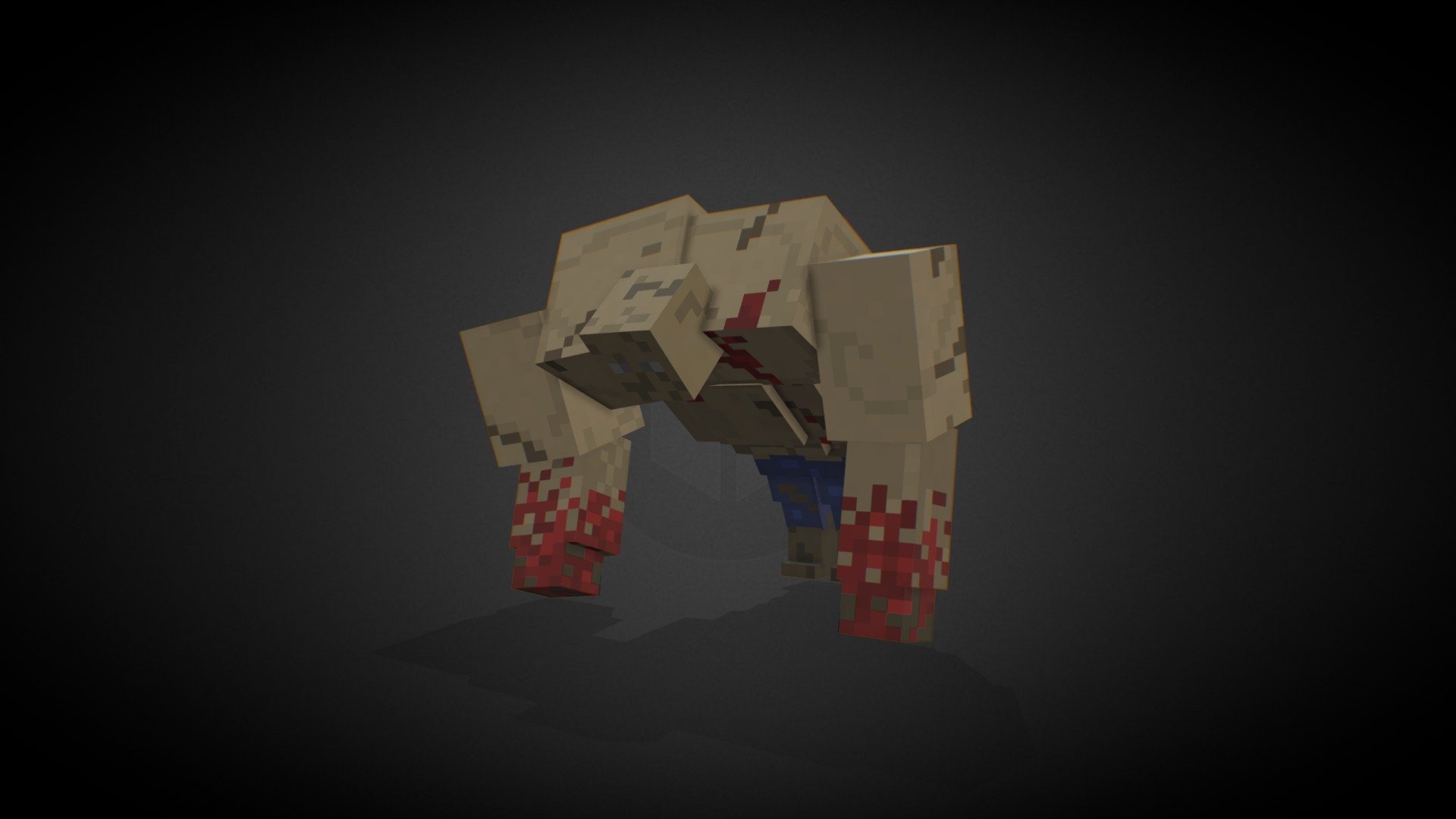 Mutant (Animated low-poly model) - 3D model by VianLogray (@STARichokk ...