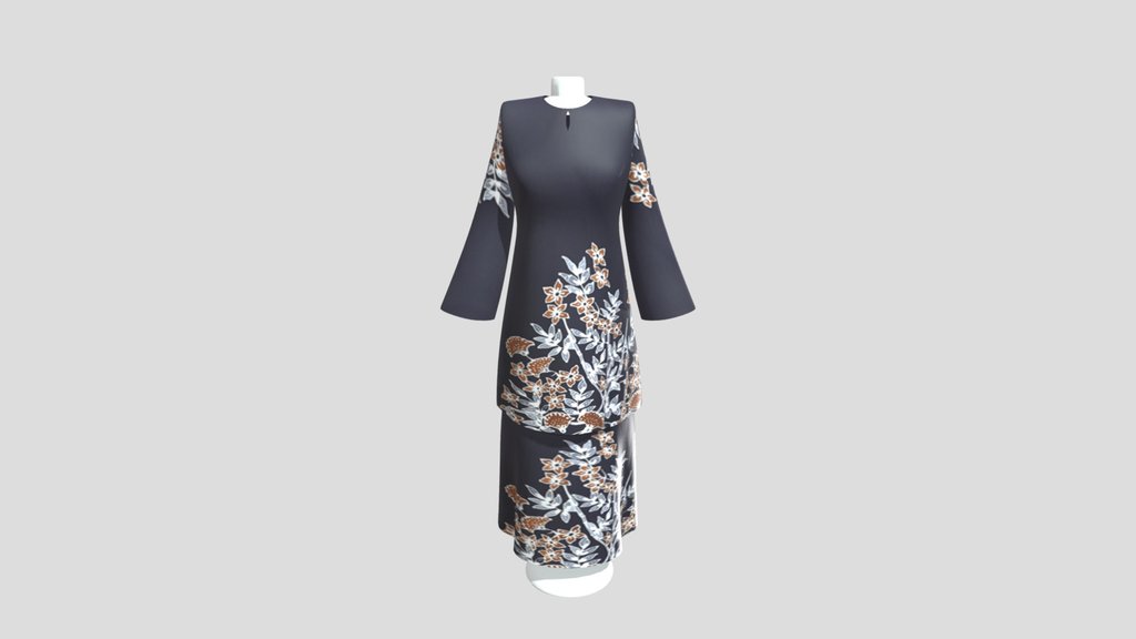 Clothing - Dress - A 3D model collection by rodgercarr13601 - Sketchfab