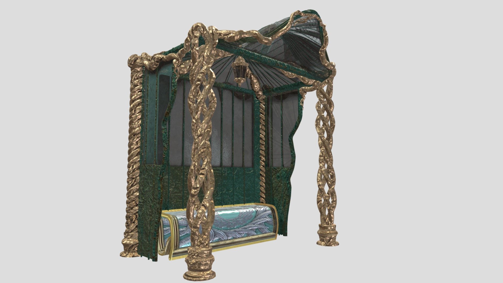 Fantasy Bus Stop Prop - 3D model by Claire Combs (@Claire_Combs ...