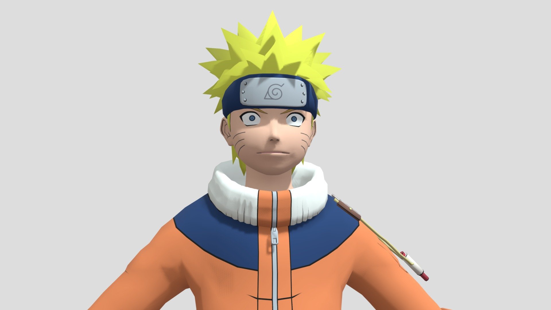 naruto uzumaki pre shippuden 3d model - Download Free 3D model by Rida ...