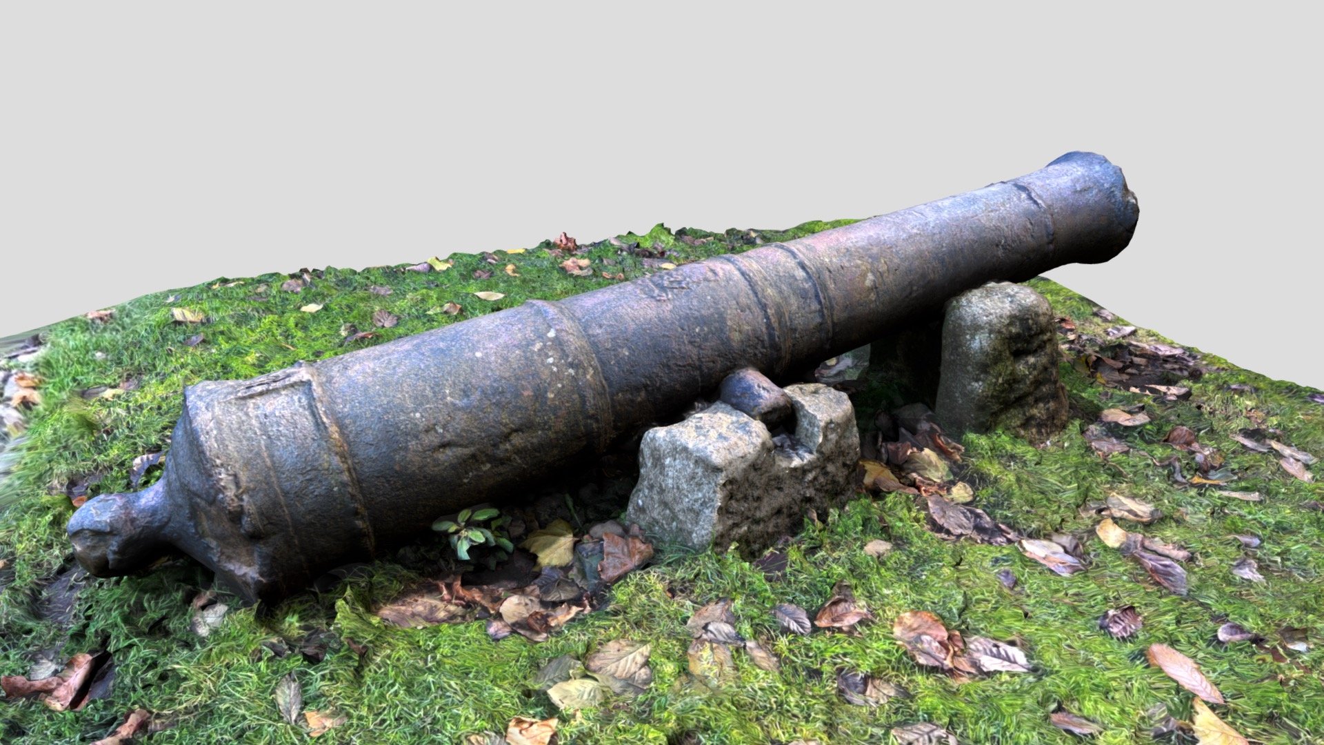 18th century 18lb Armstrong gun - Polycam - Download Free 3D model by ...