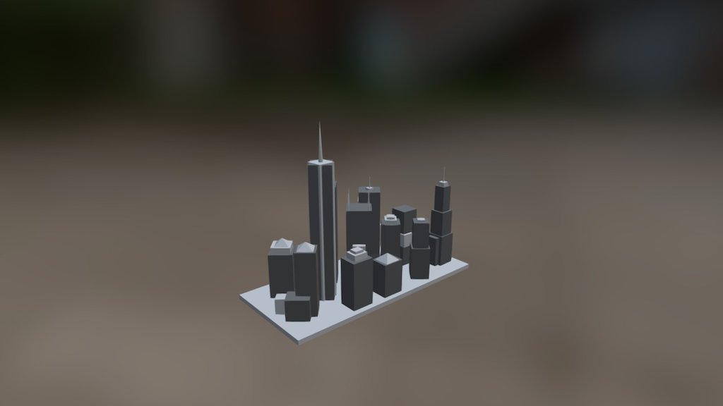 Nyc - 3D model by seyyidt [2716001] - Sketchfab