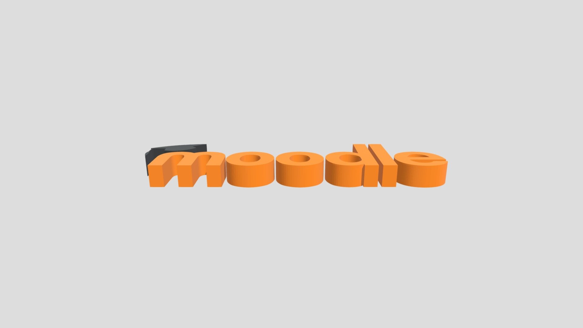 Moodle Logo - Download Free 3D model by nitro2017 [2716169] - Sketchfab