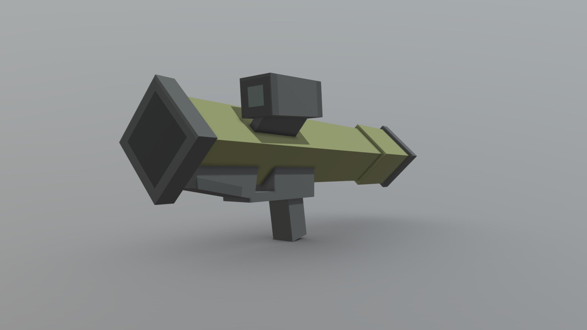 Rocket Launcher CraftStudio model - 3D model by BlockShot Network ...