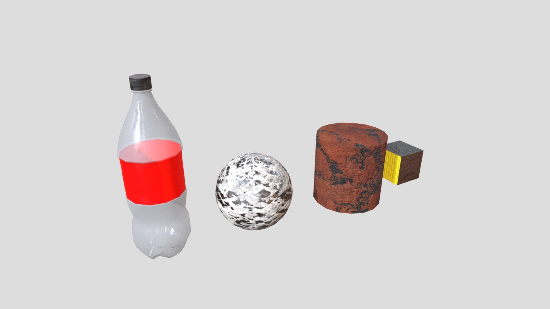 Four Objects - Download Free 3D model by shekorla [2717bcb] - Sketchfab