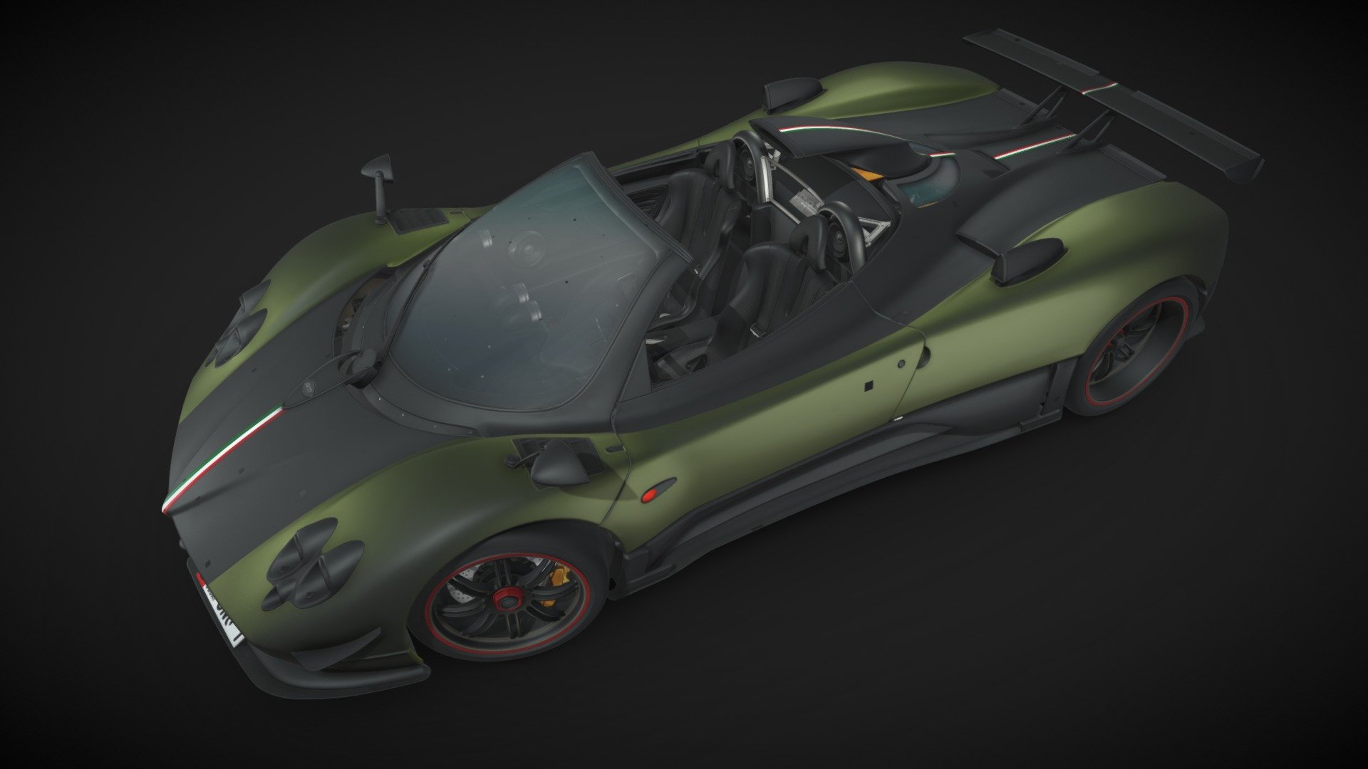 Pagani Zonda - Buy Royalty Free 3D model by [AMC] (@automania) [2719f64 ...