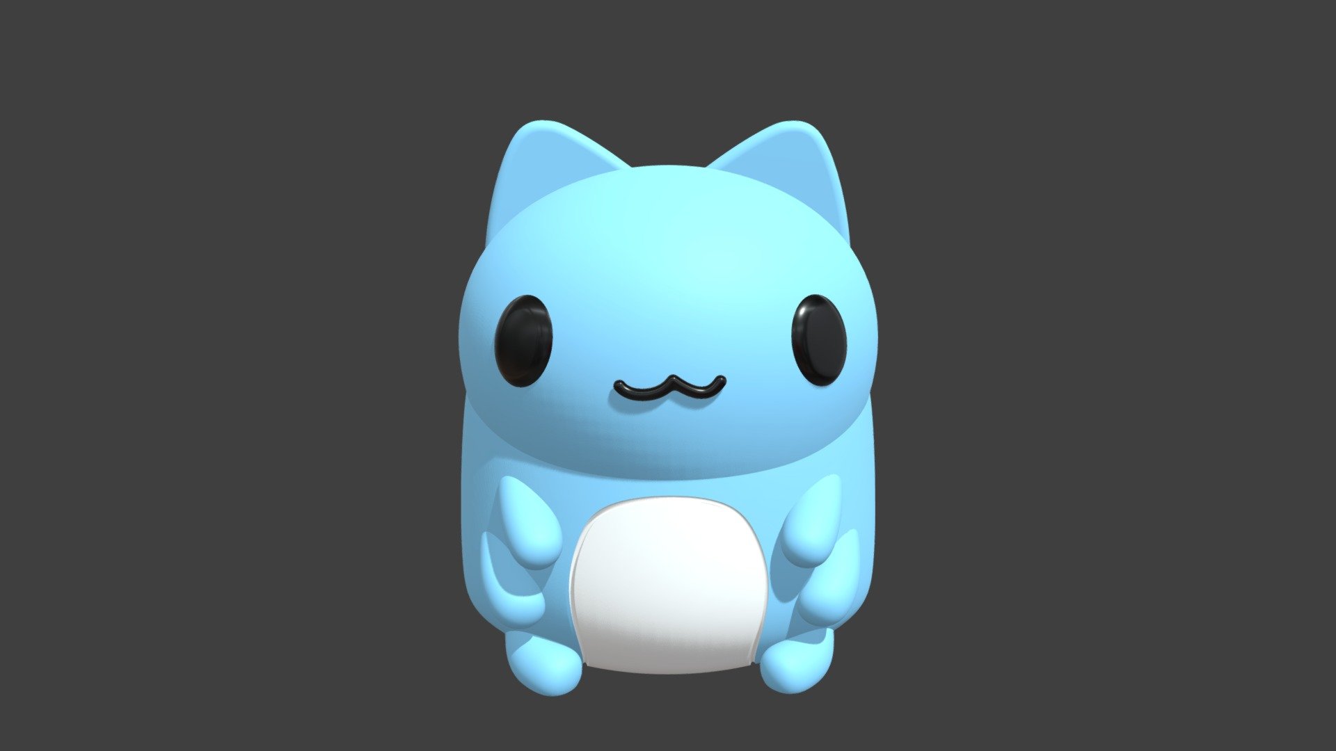 Capoo - Download Free 3D model by ganganchen [271a0bd] - Sketchfab