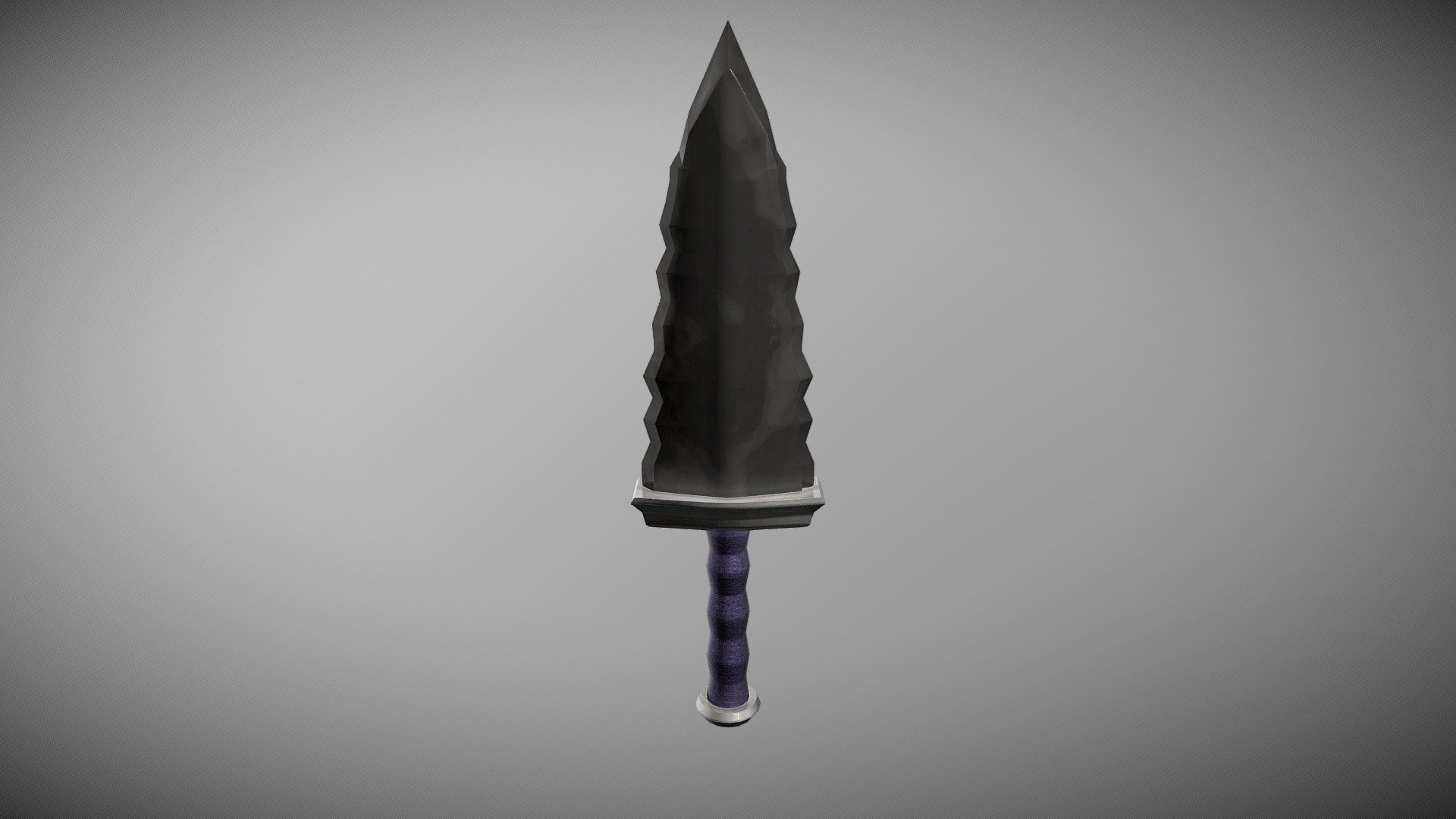 Obsidian Dagger - 3D model by mystic.ren06 [271e107] - Sketchfab