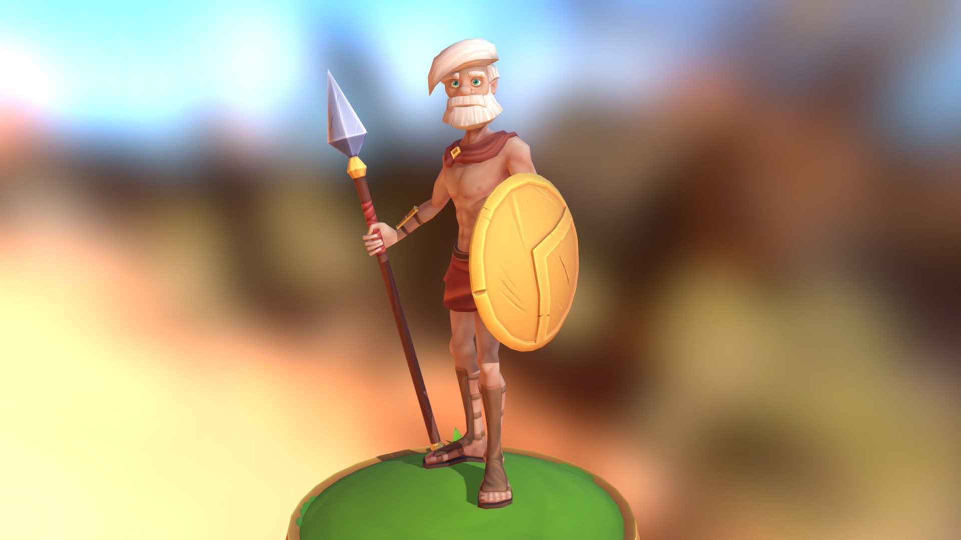 Argus, Sparta's Oldest Warrior - 3D model by Juan Pablo Senia ...