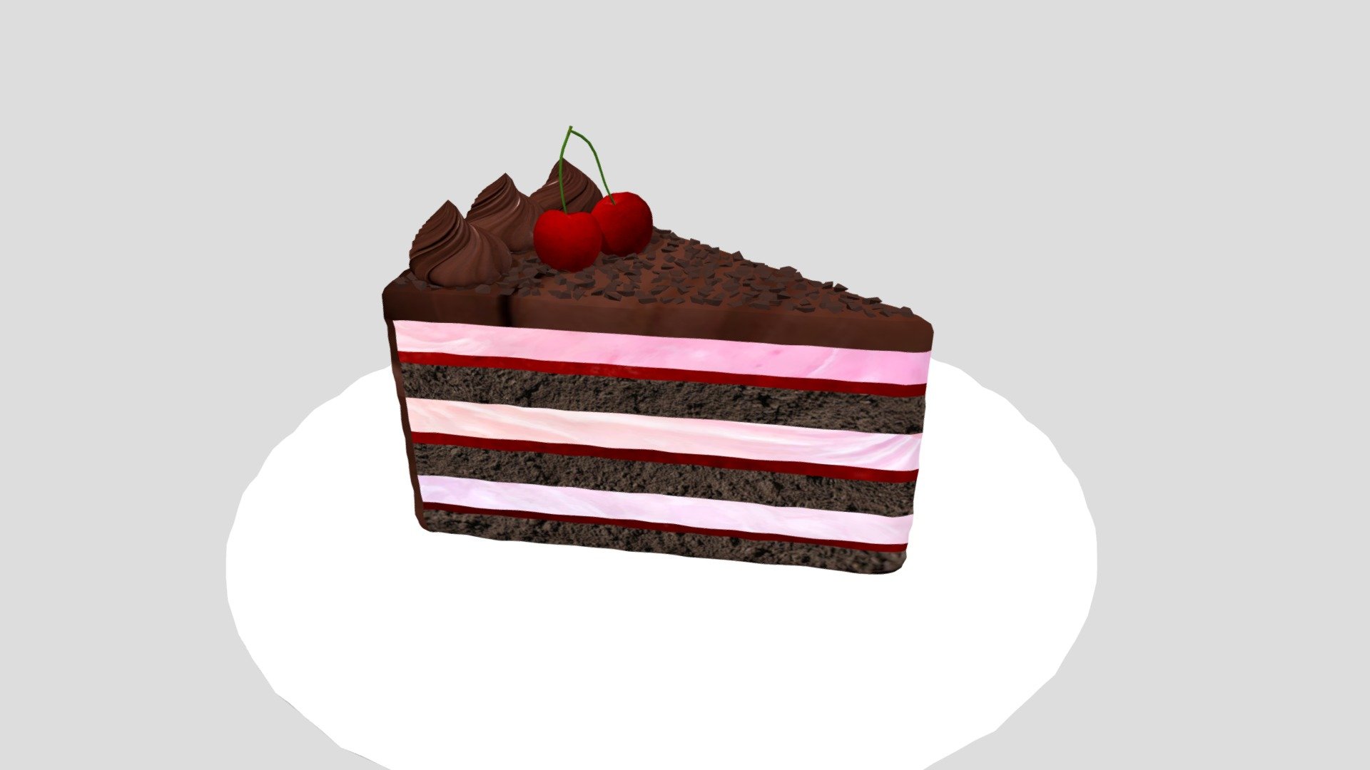 торт дз детализация - 3D model by annielovescats [2720f6b] - Sketchfab