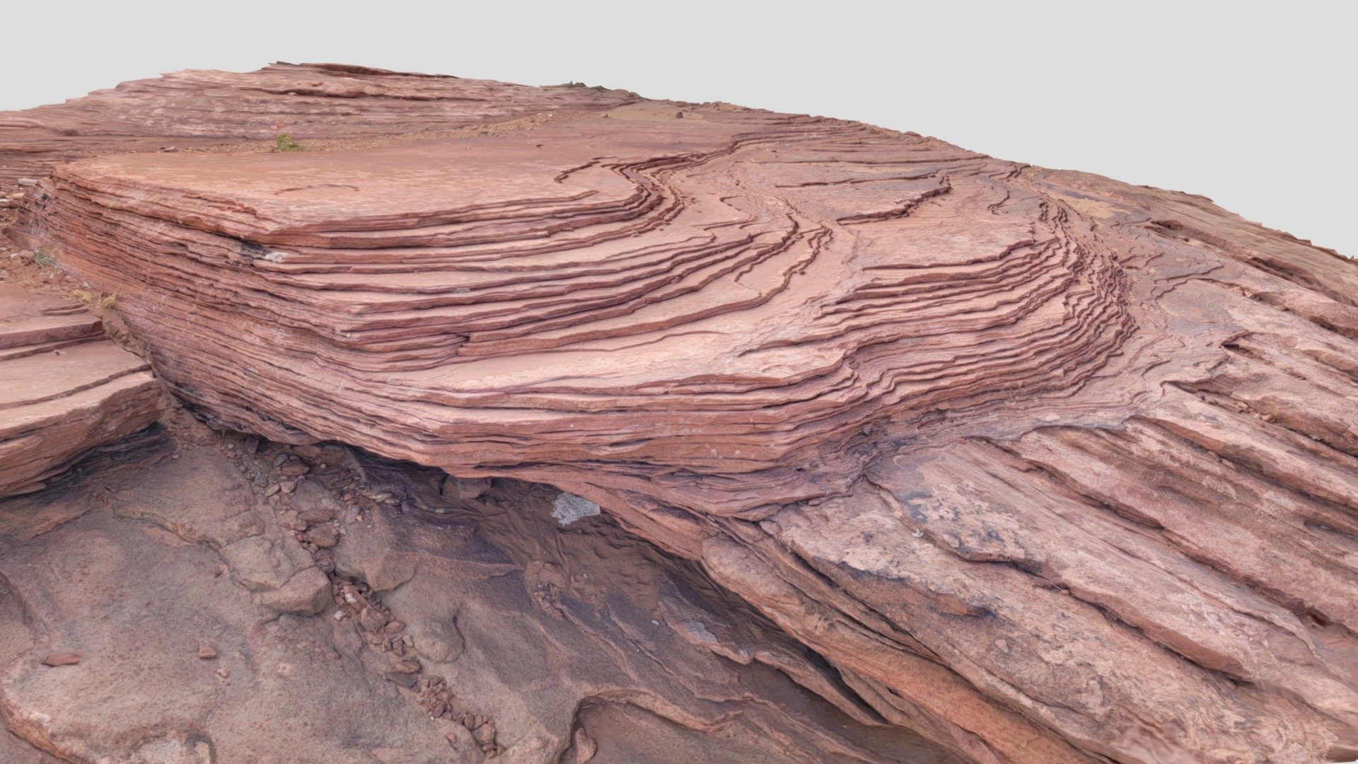 stratified sandstone ground - Buy Royalty Free 3D model by ...