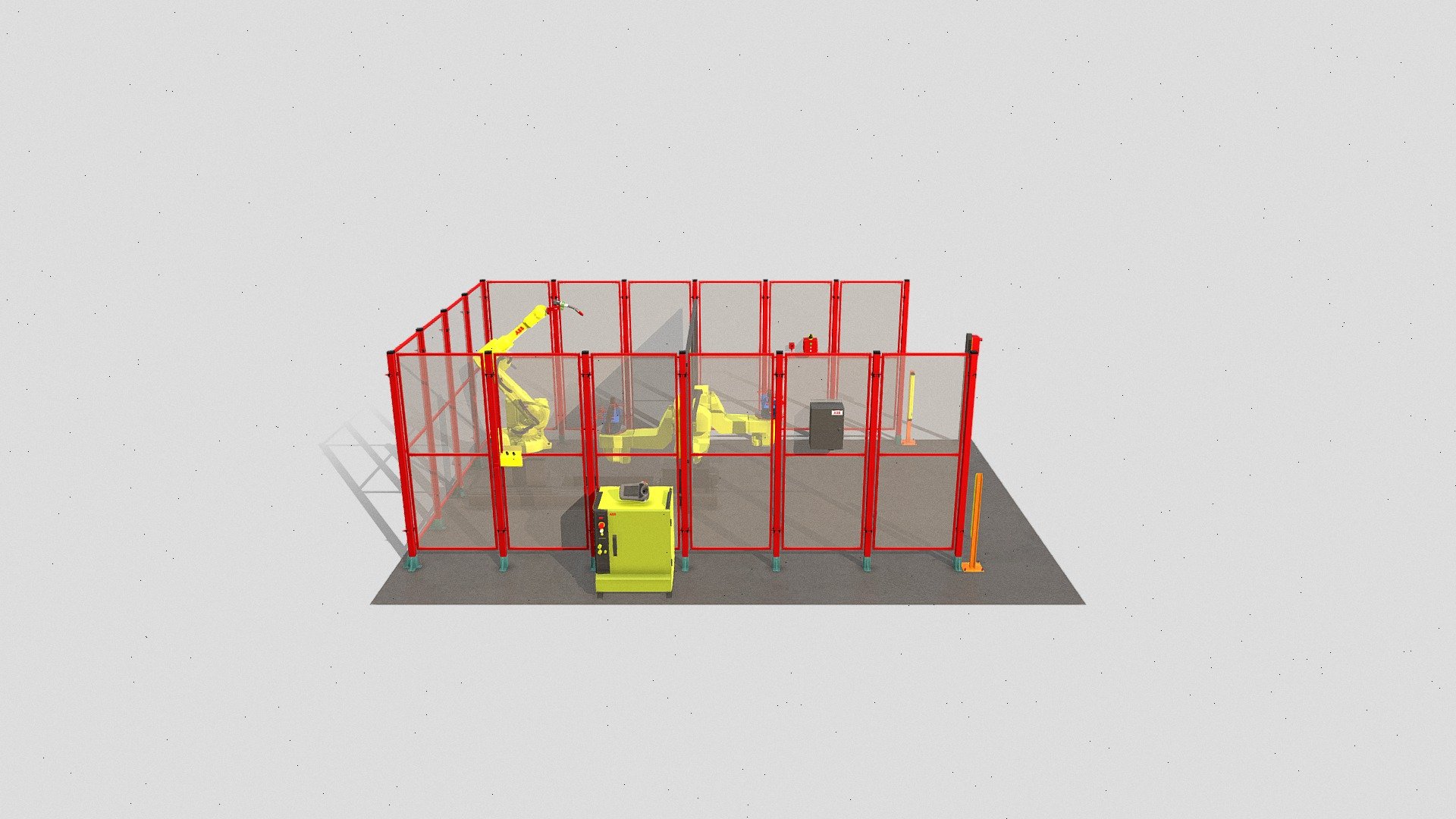 ABB IRBP B 250 Welding Platform. - Download Free 3D model by ...