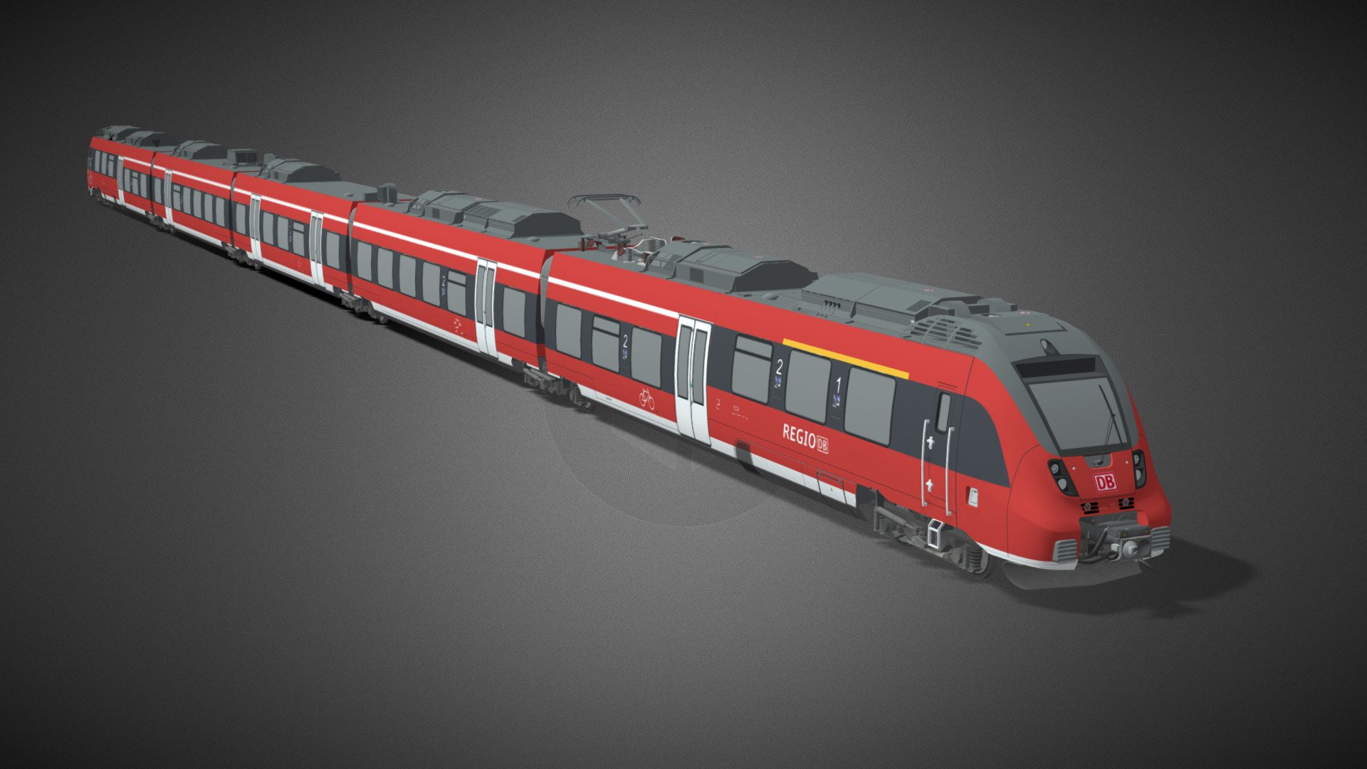 Bombardier Talent 2 DB Regio - Buy Royalty Free 3D model by Nostrix ...