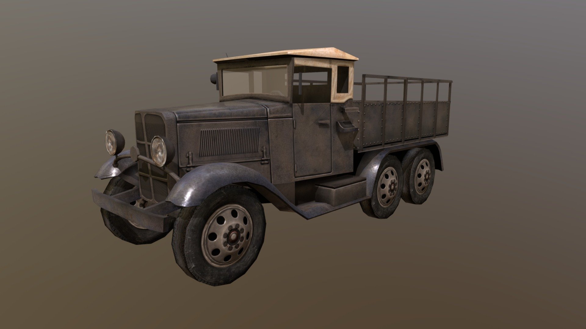 I.J.A. ISUZU 6-wheeled Truck - Buy Royalty Free 3D model by VladO ...