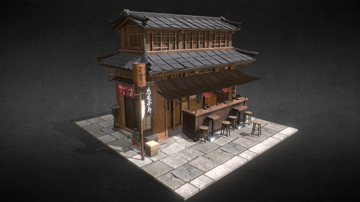 Japanese-house 3D models - Sketchfab