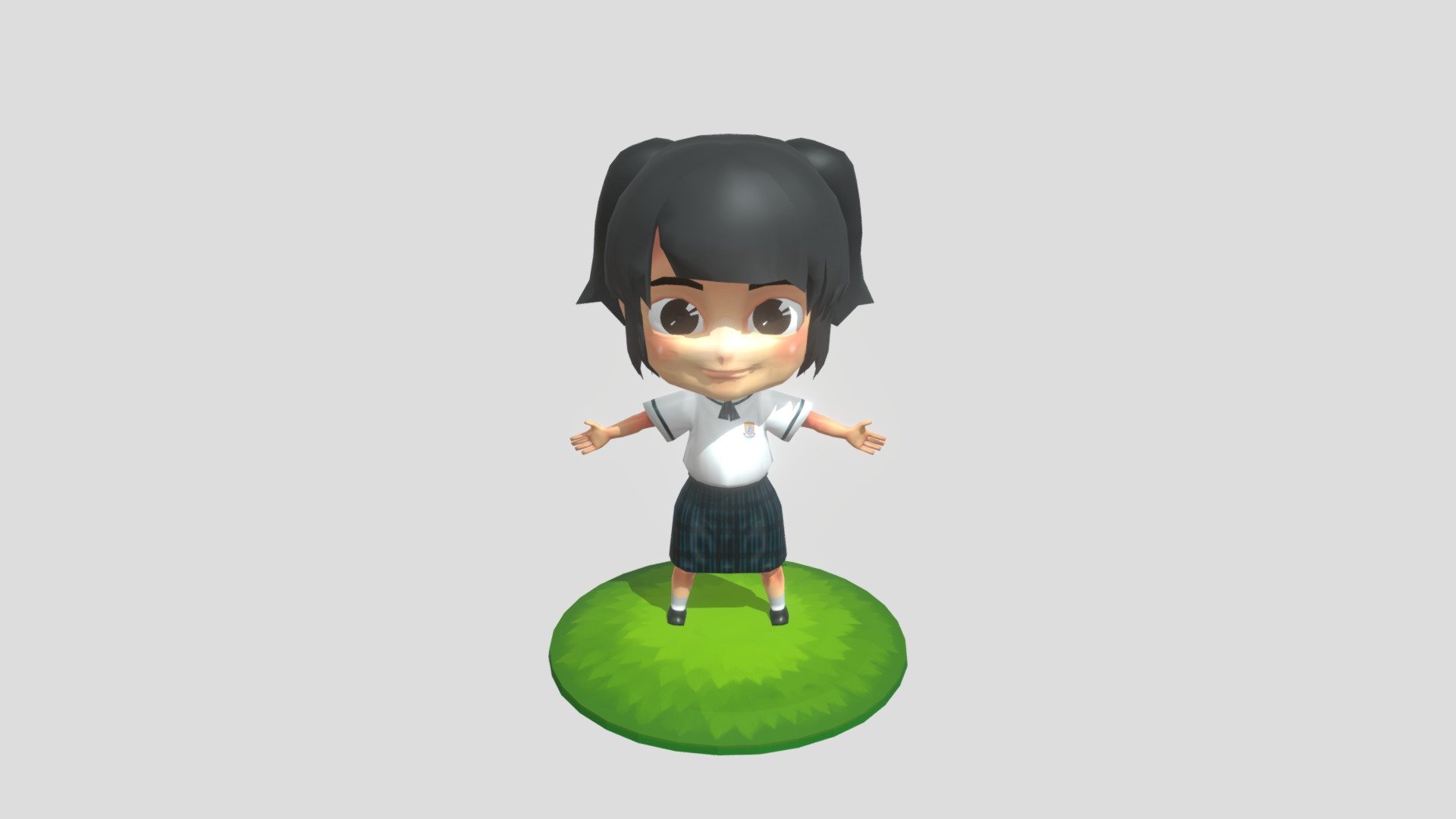 std-girl - 3D model by kasperc520 [2724748] - Sketchfab