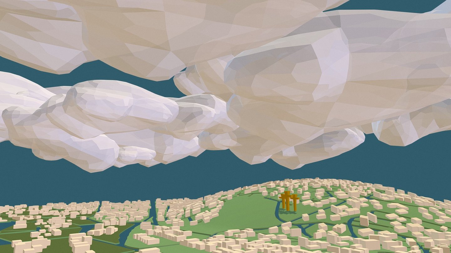 Low poly scene for animation // (Escena Neza) - 3D model by ...