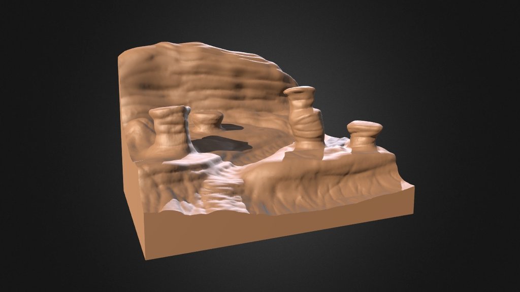 Badlands - 3D model by Bill Nguyen (@bill_nguyen) [27252e4] - Sketchfab