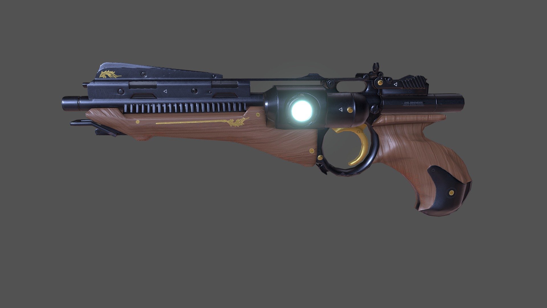 Energy Pistol - The Sunless World - 3D model by RollingThunder [2725322 ...